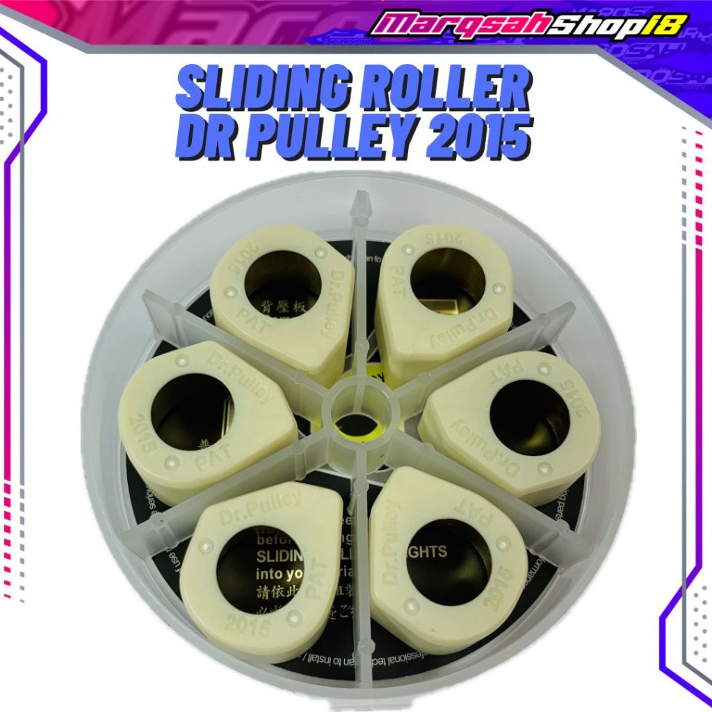 DR PULLEY SLIDING ROLLER VARIO 120 150 160 BEAT SKYDRIVE SPIN PCX CODE ...