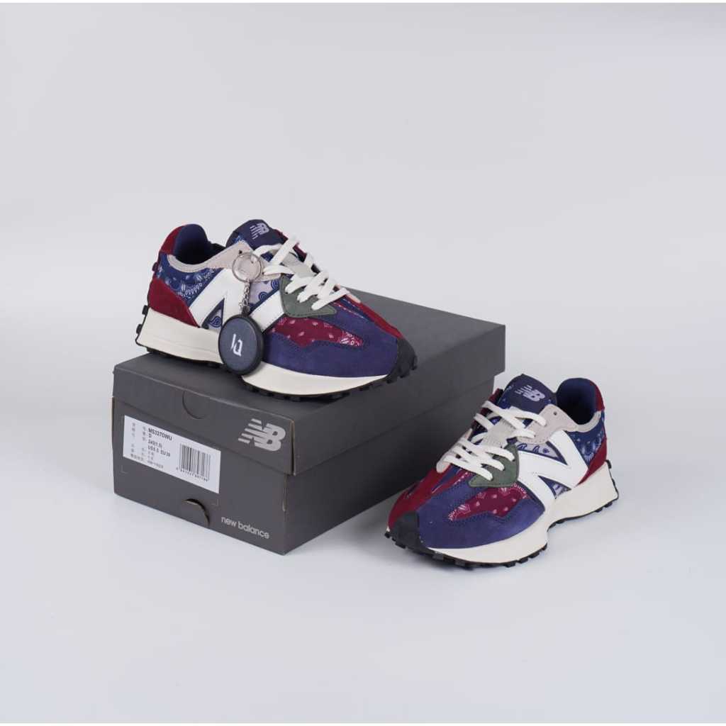 (ioniq) New Balance 327 Paisley กระเป๋าทรงตัว สีกรมท่า | Shopee Thailand