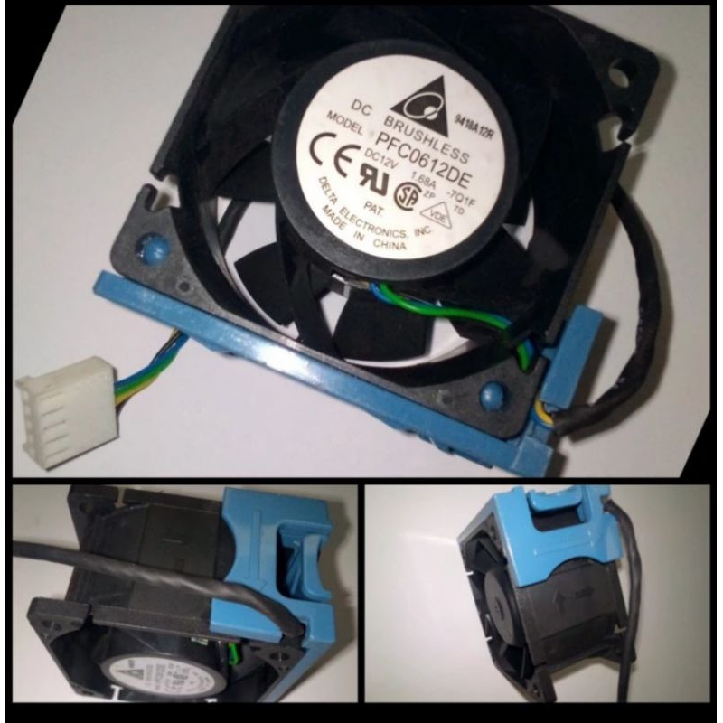 พัดลม SERVER HP DL180 DL185 G5 ORIGINAL DELTA PFC0612DE 12V 1.68A ...