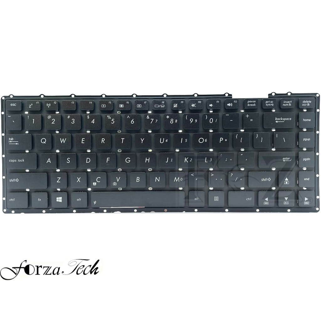 Asus X456 X456U X456UR X456UV X456UQ X456UA แป้นพิมพ์แล็ปท็อปสีดําพร้อม ...
