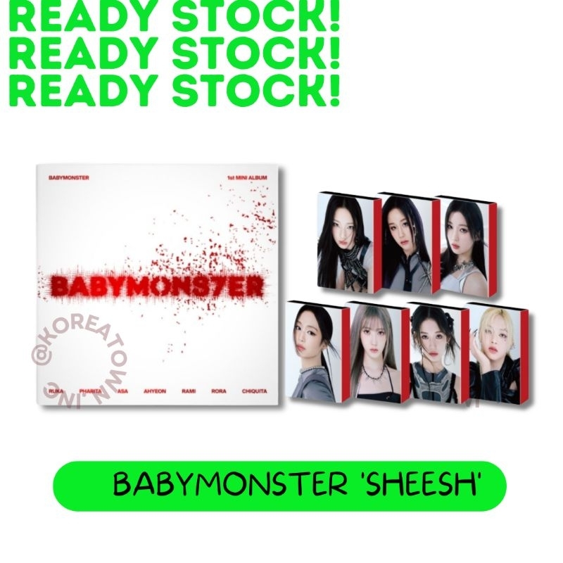 | Babymonster SHEESH ALBUM PHOTOBOOK VER YGTAGVER BABY MONSTER | Shopee ...