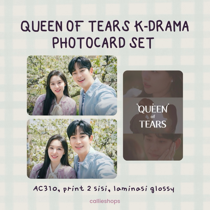 สต็อกสุดท้าย!!! [SET] Photocard Queen of Tears K-Drama Kim Soo Hyun x ...