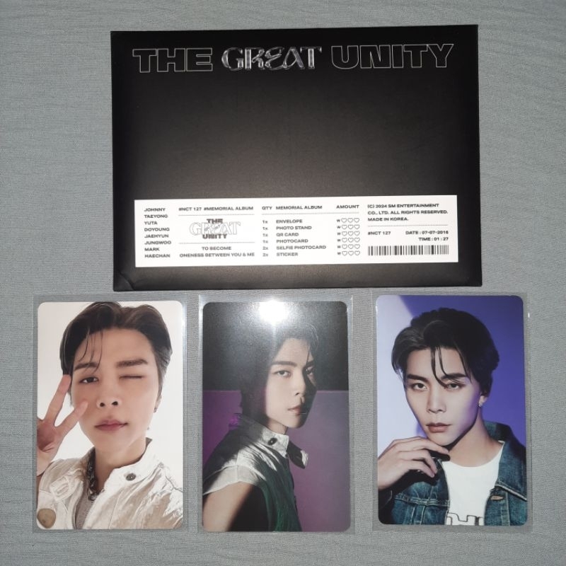 !! Nct 127 อัลบั้มความทรงจํา THE GREAT UNITY JOHNNY ชุด | Shopee Thailand