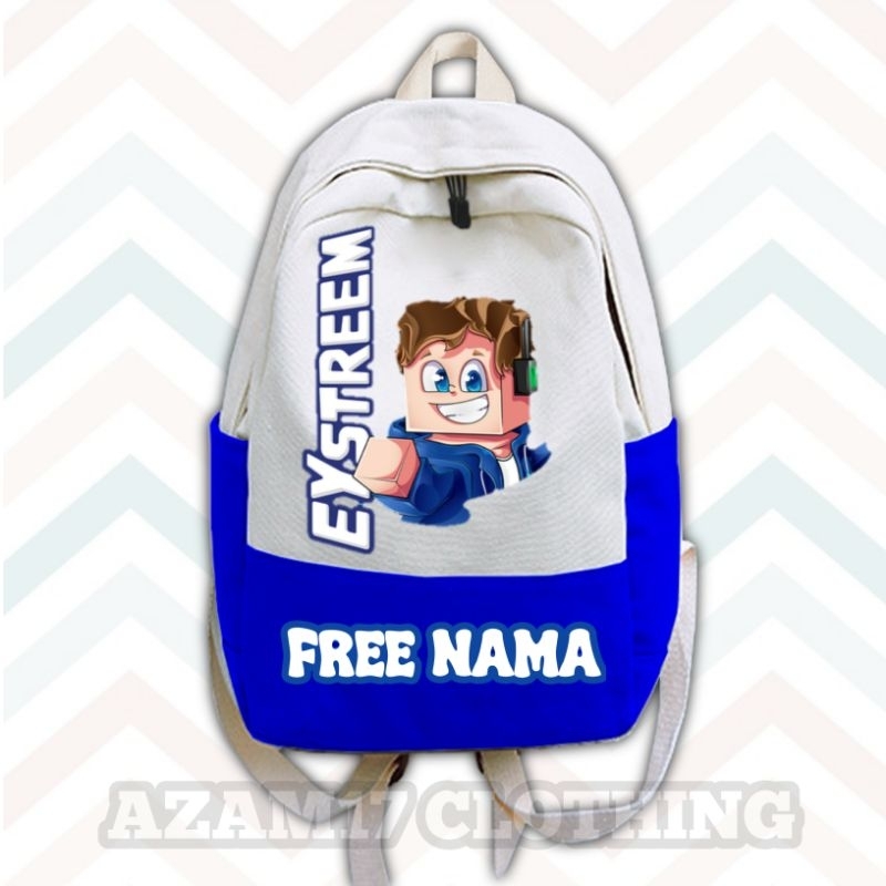 Eystreem Free Children& 39;s Backpack Name of Youtuber Eystreem ...