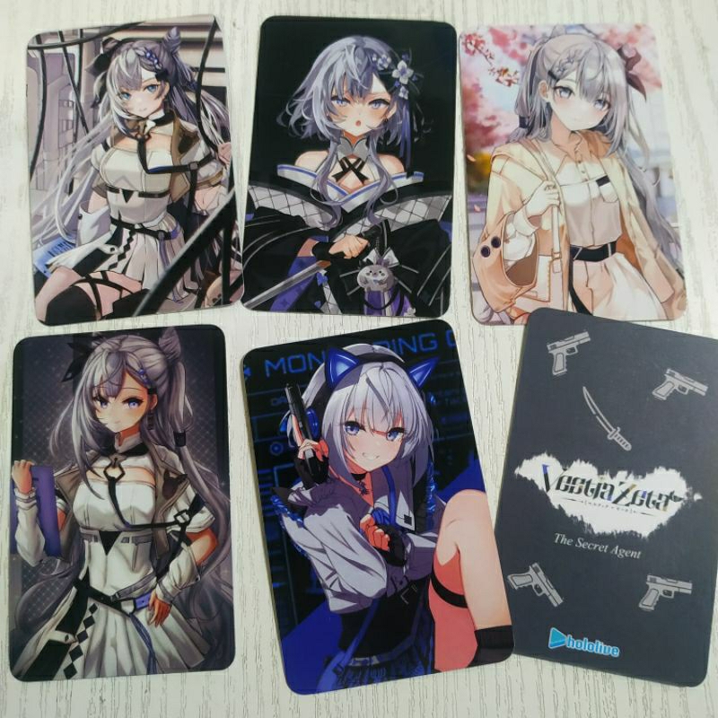 [5 ชิ้น] HOLOLIVE อะนิเมะ zeta kobo Photo card [nori.little] แฟน ๆ ทํา | Shopee Thailand