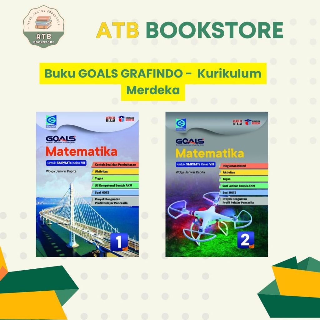 Goals Book Of Mathematics Grade 7,8,9 Junior High School/MTS Merdeka ...