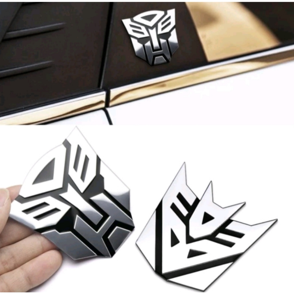 3d Autobot Sticker Transformers Emblem - รถยนต์รถจักรยานยนต์ | Shopee ...