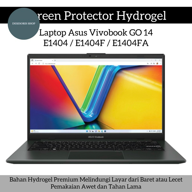 ไฮโดรเจลป้องกันรอยขีดข่วน Asus Vivobook GO 14 E1404 E1404F E1404FA ...