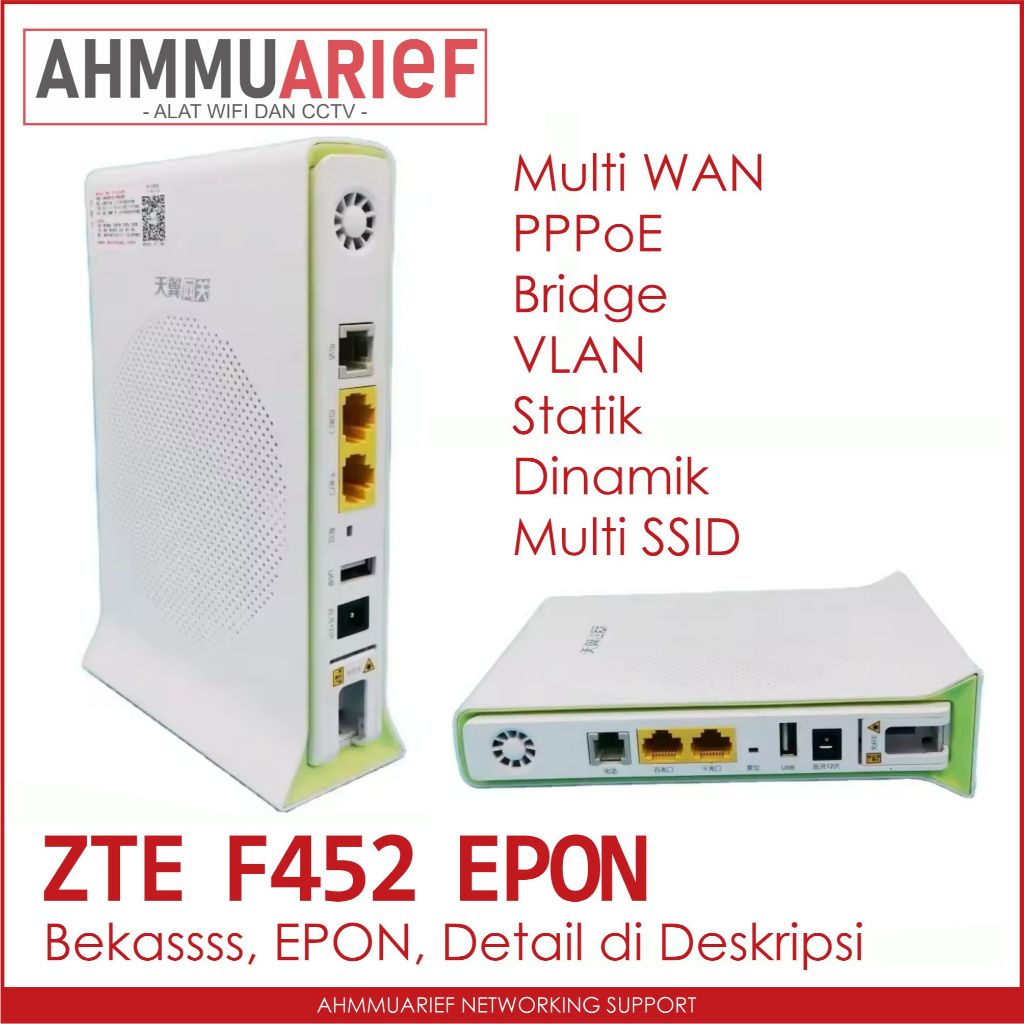 Ont EPON ONU ZTE ZXHN F452 จุดเข ้ าถึงไร ้ สาย WIFI ไม ่ F660 F450 ...