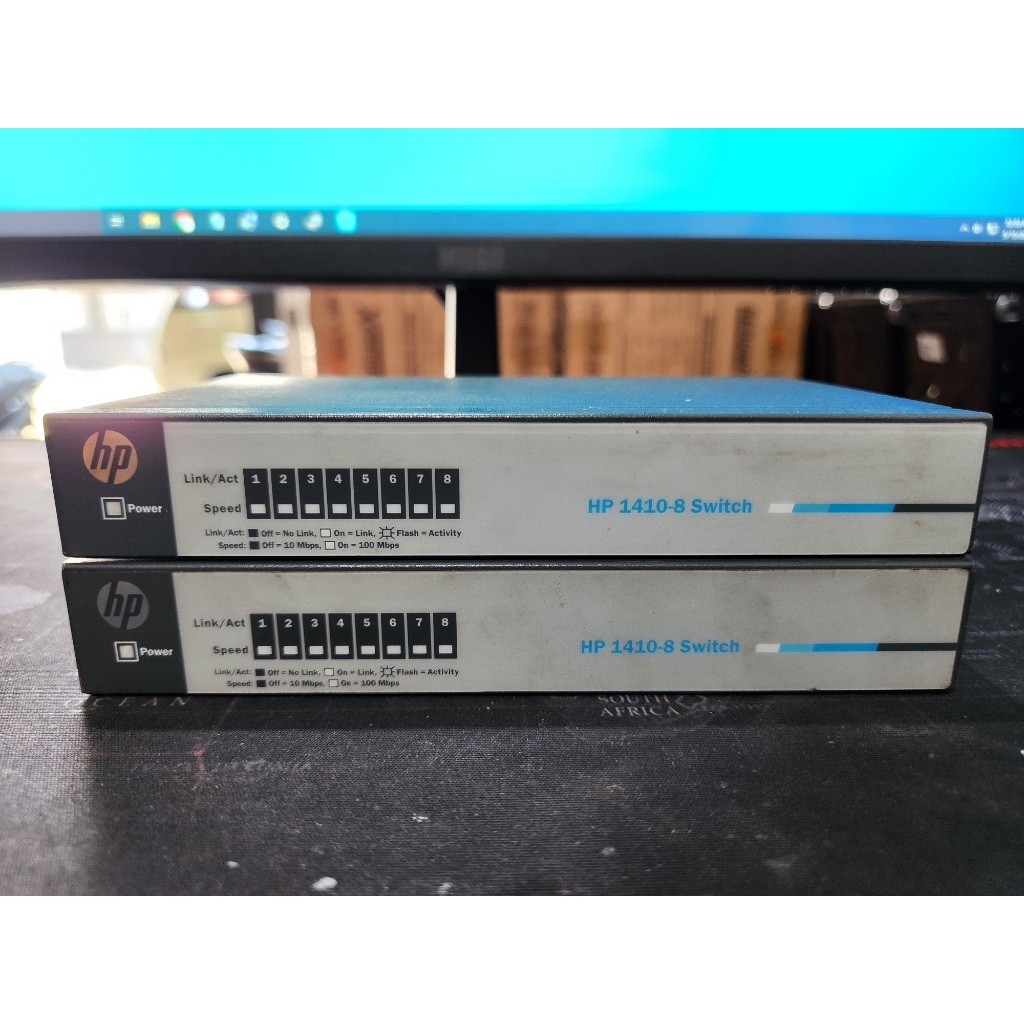 Switch HUB HP 1410-8 SWITCH, 8PORT, MODEL: J9661A | Shopee Thailand