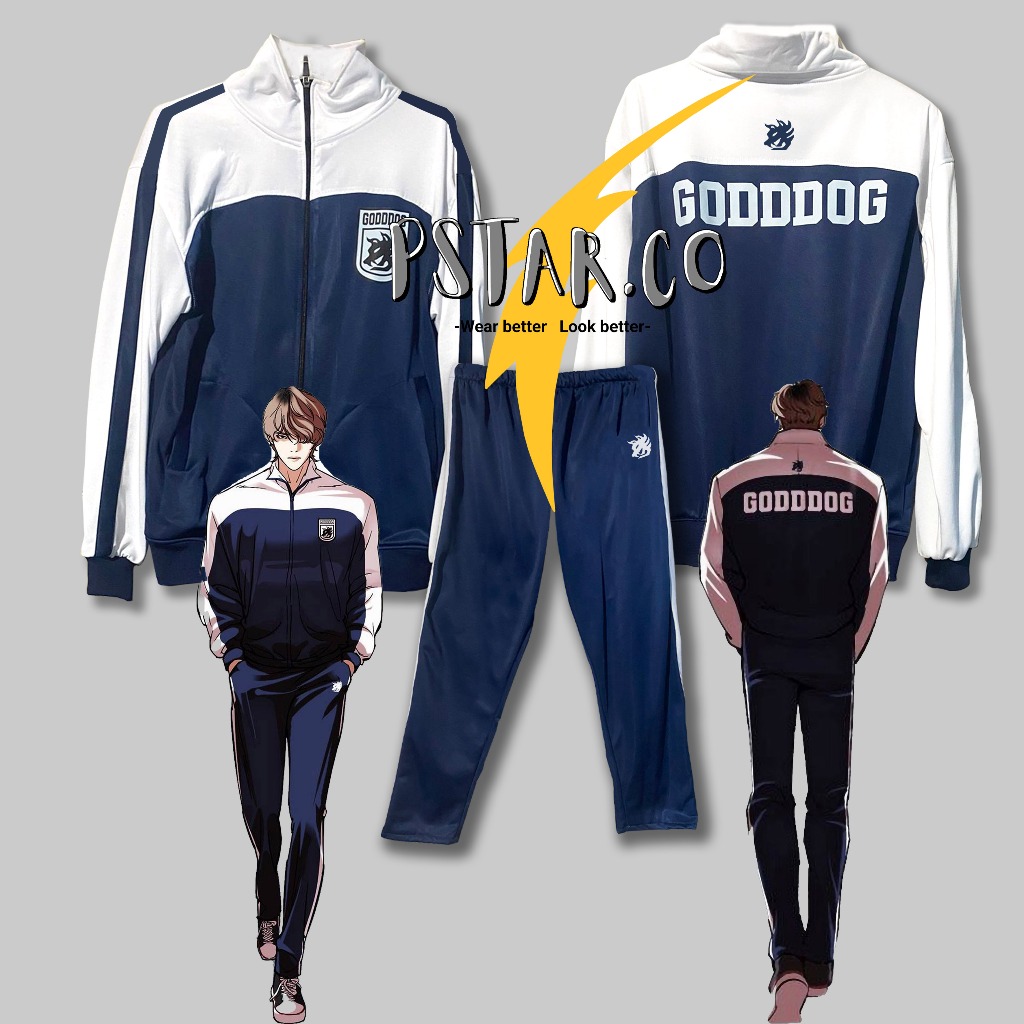 Goddog Yohan Tracktop Jacket ชุด Allied Manhwa ใหม่ | Shopee Thailand