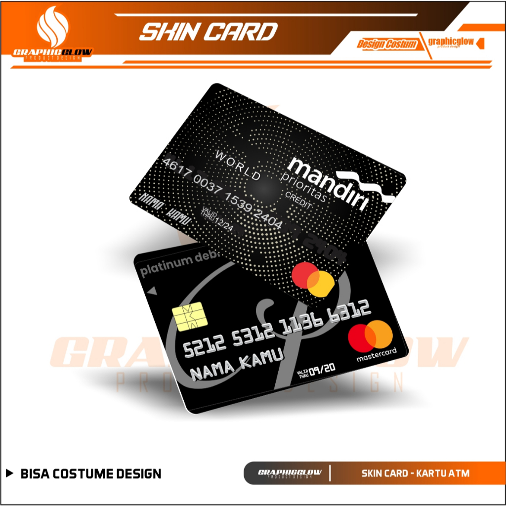 Bca MANDIRI AMERICAN EXPRESS CARD สติกเกอร์ป้องกัน SKIN CARD ATM SIM ...