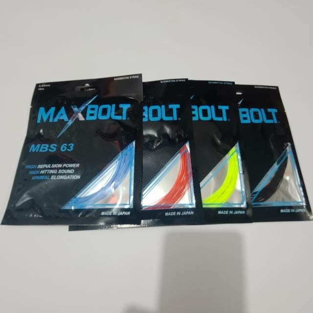 สายแบดมินตัน - MAXBOLT MBS 63/0.66MM สายแร็กเก็ต Original HIGH ...