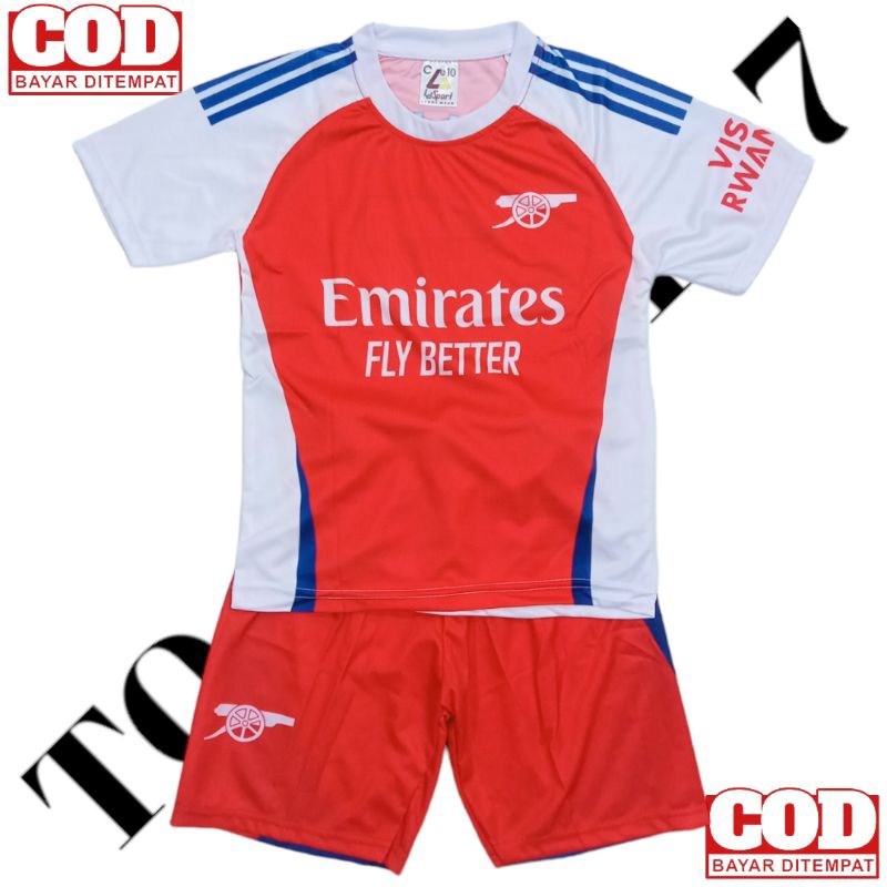 เสื้อฟุตบอลเด็ก ชุดเสื้อยืด FUTSAL FOOTBALL CLUB ARSENAL FC ใหม่ FULL ...
