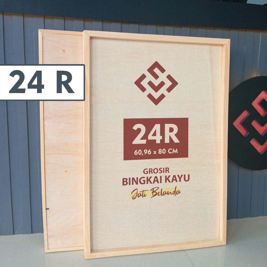 กรอบรูปไม้ 24R กรอบรูปกรอบไม้ขนาด 24R 60.9 x 80 ซม. กรอบไม้สนธรรมชาติ | Shopee Thailand