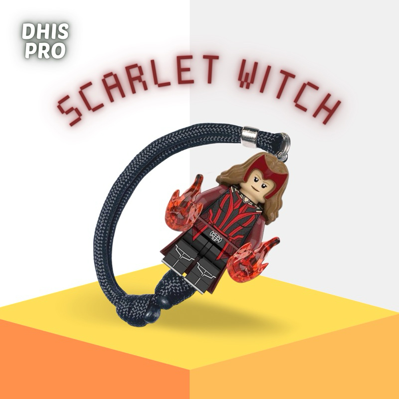 สร้อยข้อมือโครงการ Dhis LEGO Minifigure Scarlet Witch ทั่วไป Maximoff ...