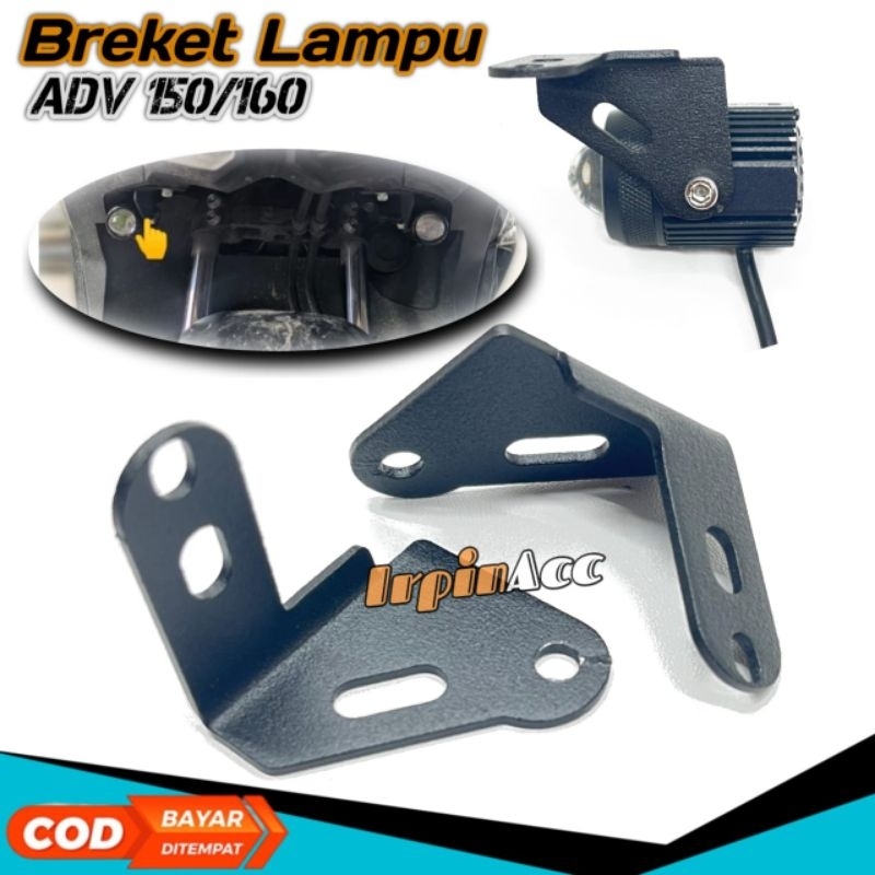 ADV 160 ADV 150 Light Bracket ขายึดไฟรุ่นใหม่ล่าสุดภายใต้ Foglam L V3 ...
