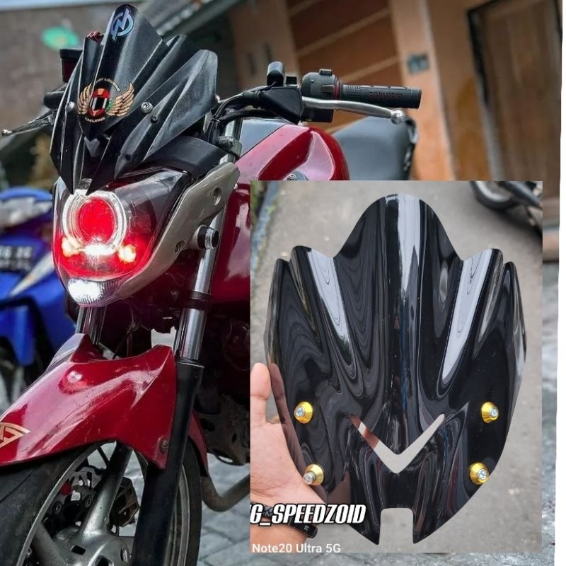 กระบังหน้า CUSTOM YAMAHA BYSON WINDSHIELD YAMAHA BYSON | Shopee Thailand