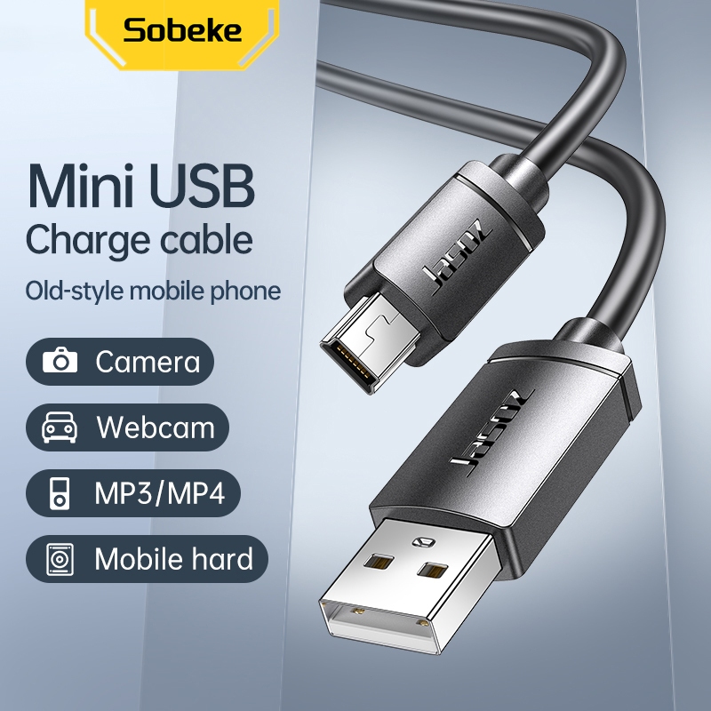 Tear Mini USB 2.0 Data Cable Camera USB 2.0 ถึง Mini USB Charger Esia ...