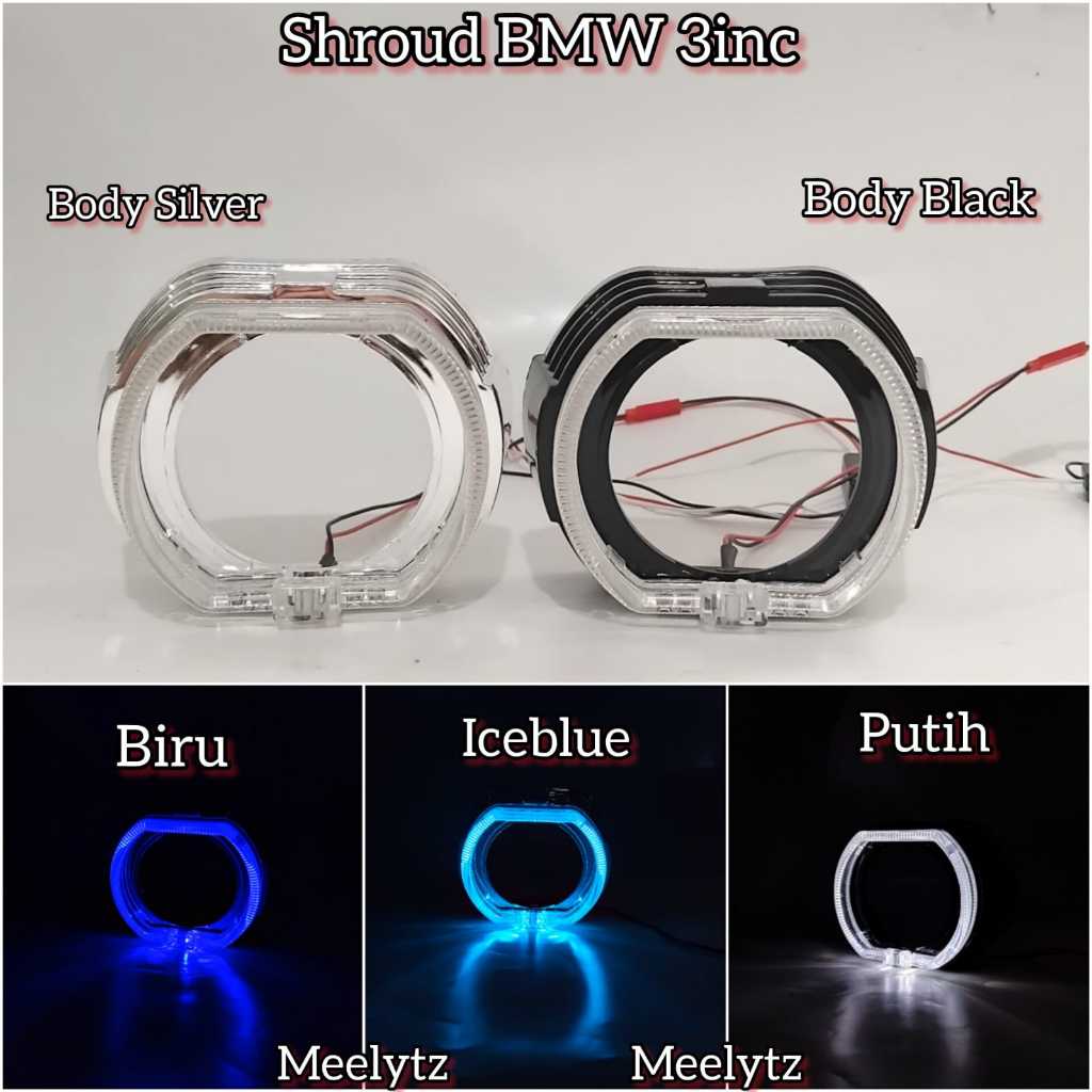 ไฟ Led Shroud เหมาะสําหรับคริสตัลตานางฟ้าบิล 2.5 นิ้ว และ 3 นิ้ว ...