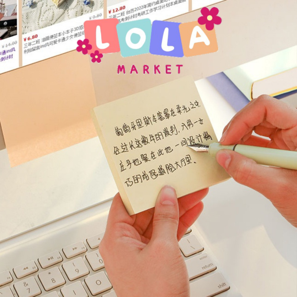 Plain STICKY NOTE / STICKY NOTES PAGE MARKER / STICK NOTE / MEMO PAPER ...