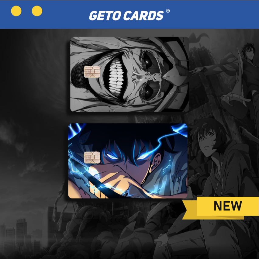 สติ๊กเกอร์สกิน Atm Card Solo Leveling โฮโลแกรมพิเศษ | การ์ดจีโตะ ...