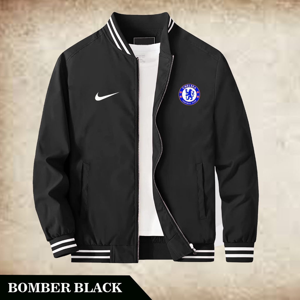 ต้นฉบับ!!! Varsity Jacket For Men Premium หนากันน้ํา Chelsea Bomber ...