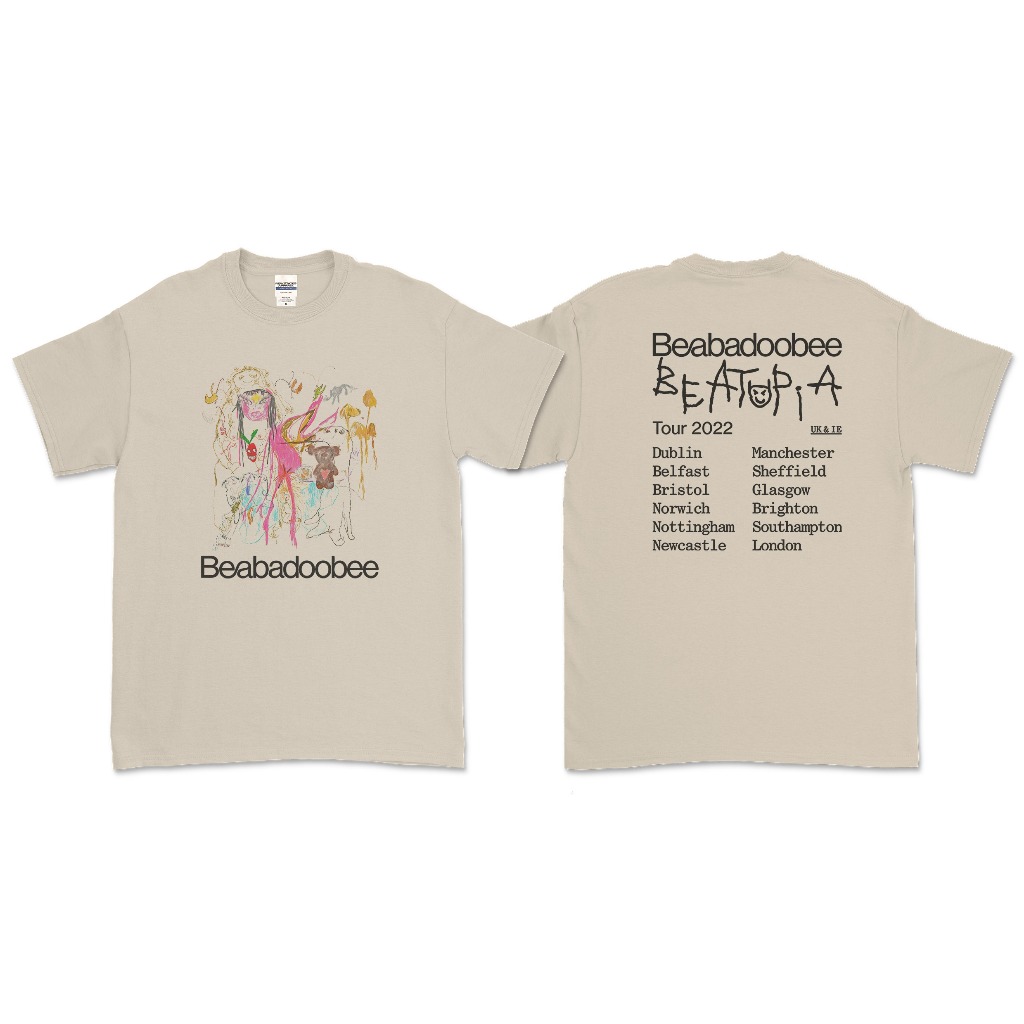 Beabadoobee - เสื้อยืด BEATOPIA TOUR 2022 (FRONT & BACK) *ดีไซน์ใหม่ ...