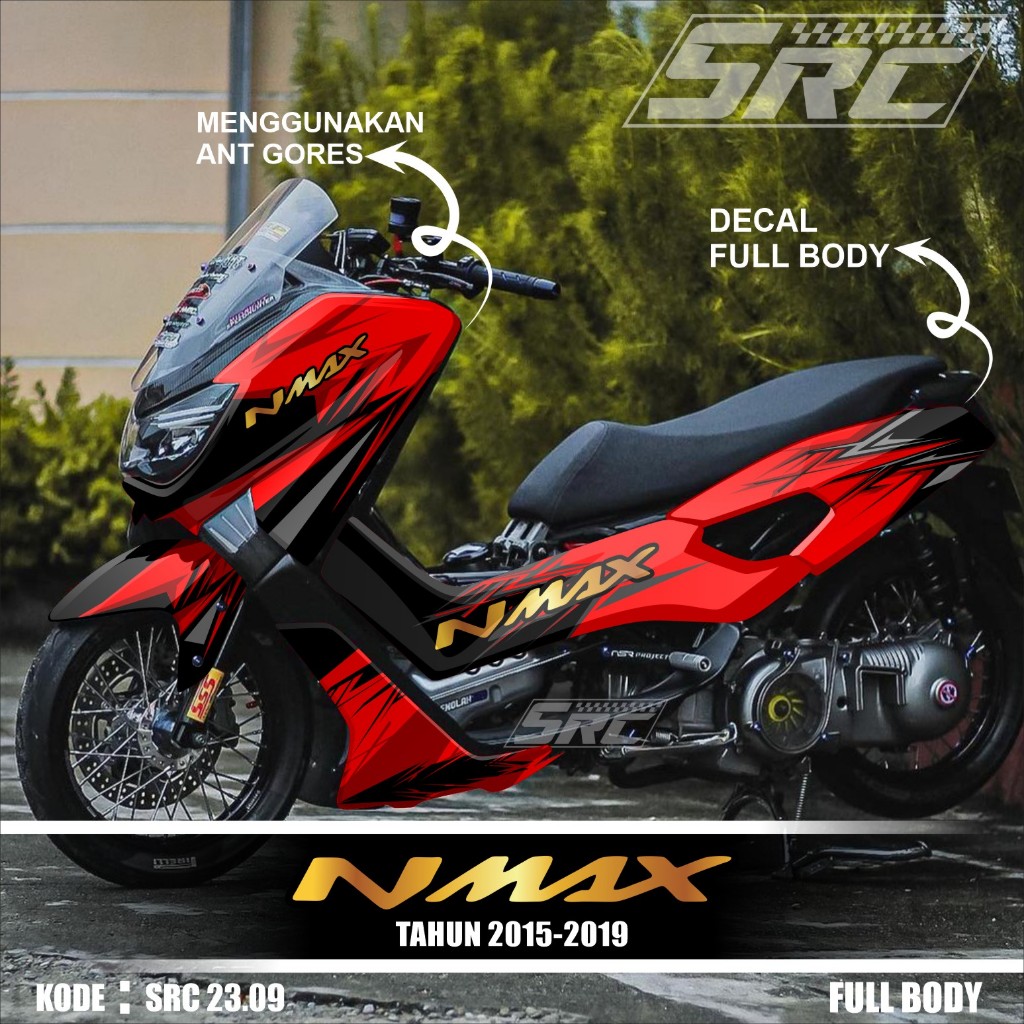 Full Body Decal สติกเกอร์ Yamaha Nmax เก่า 2015 2016 2017 2018 2019 ...