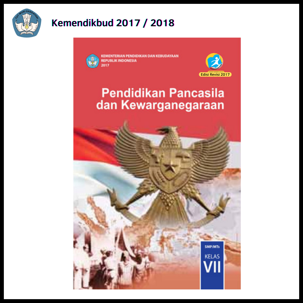 Mata Pancasila หนังสือเรียน PPKN Class 9,7,8 SMP/MTs Curriculum 2013 ...