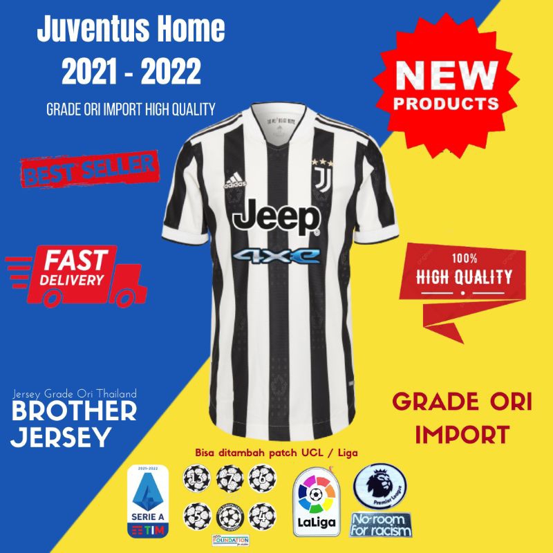 Premium Juventus Home Jersey Season 2021 2022 เกรด AAA+ ORIGINAL BEST ...