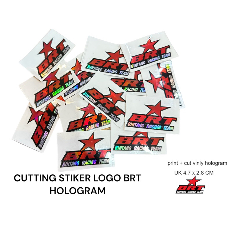 Brt LOGO HOLOGRAM CUTTING STICKER / BRT STICKER | Shopee Thailand