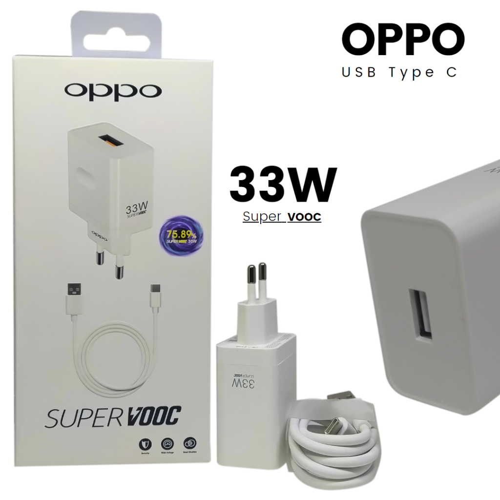 ที่ชาร์จ Oppo Realme 33W Super Vooc Type C ใหม่ | Shopee Thailand