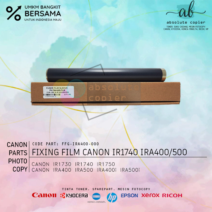 ปลอกฟิวส์ฟิล์ม IRA Advance 400 500 400i 500i IR 1720 1730 1740 1750 สําหรับถ่ายเอกสาร Canon OEM ...