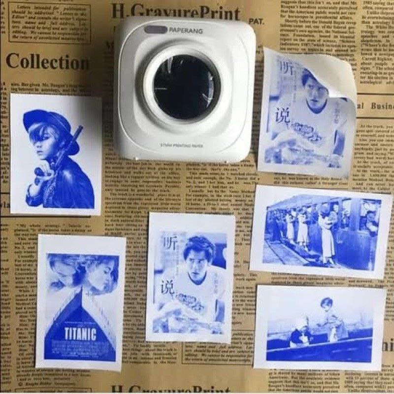 สติกเกอร์กระดาษความร้อน 57 มม. สีขาว Peripage Paperang Panda EDC ...