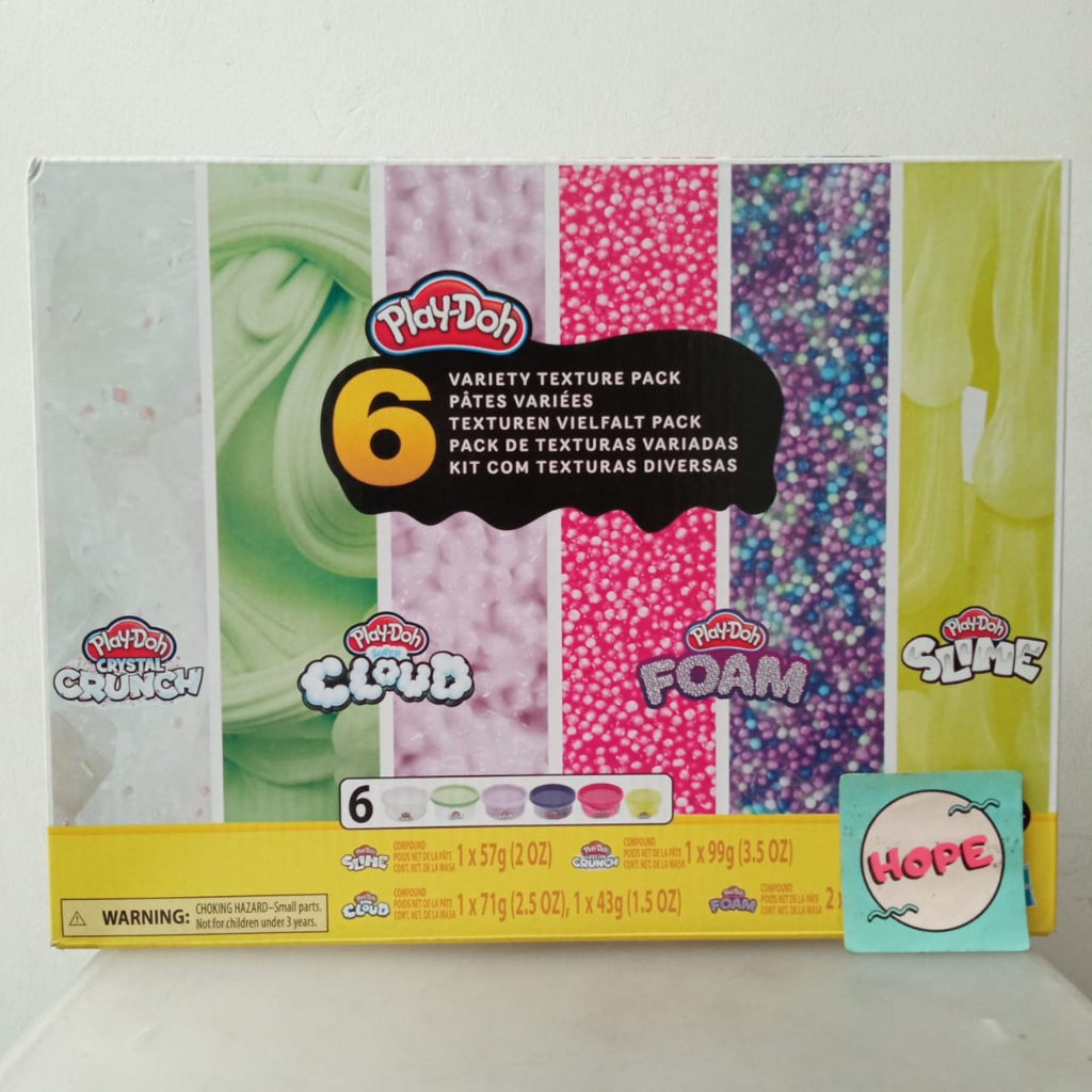 Play-doh 6 Variety Texture Pack ซีลเดิม | Shopee Thailand