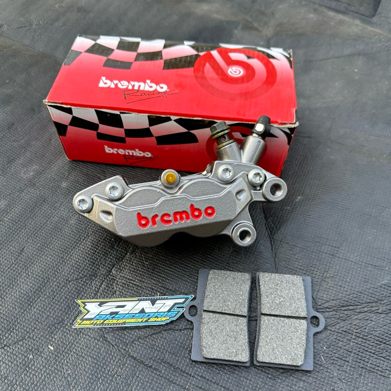 คาลิปเปอร์ 4 ลูกสูบ Brembo Caliper Axial Big Pot 4P มอเตอร์สากล | Shopee Thailand