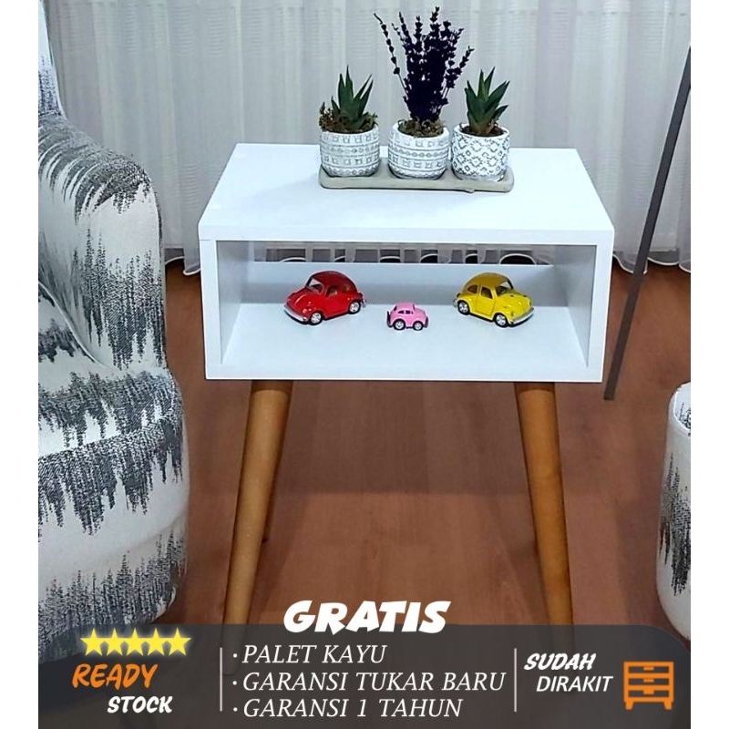 Plong Minimalist Nightstand Table (NP 01) Room Table โต๊ะคอมพิวเตอร์ข้างโต๊ะเข้ามุม | Shopee ...