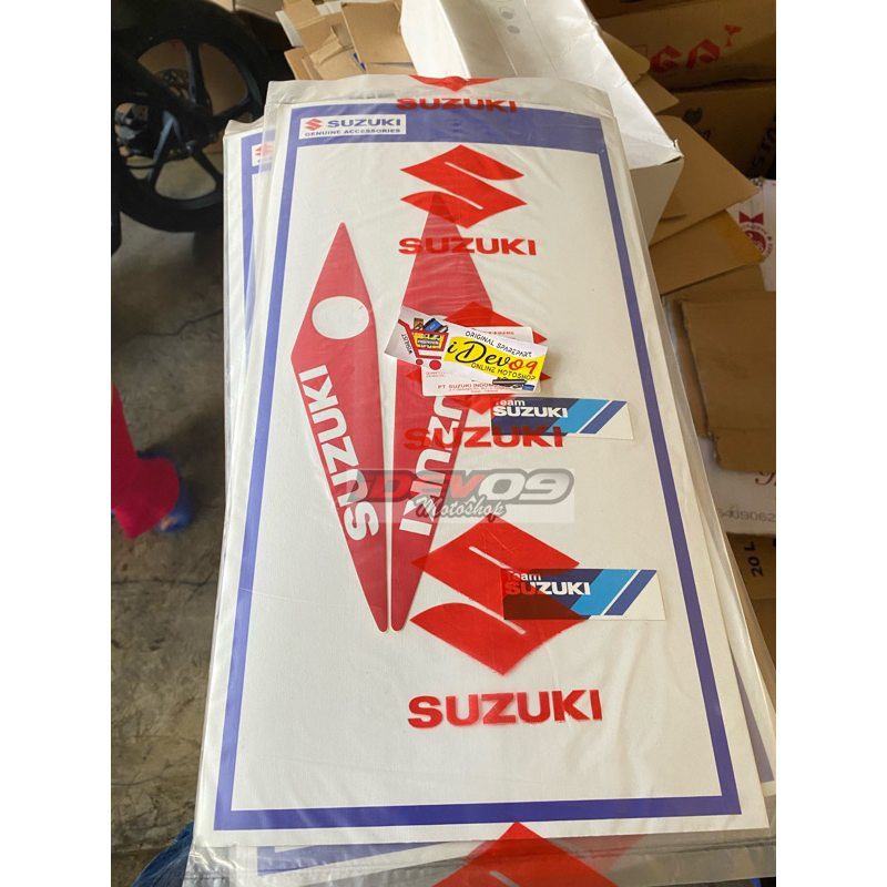 Suzuki Under Cowling Team Sticker Set Lower Wing Satria Fu Fi Raider Fi ...