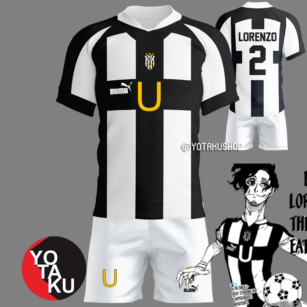 เสื้อกีฬาคอสเพลย์อะนิเมะ Blue Lock UBERS Don Lorenzo YOTACOS | Shopee ...