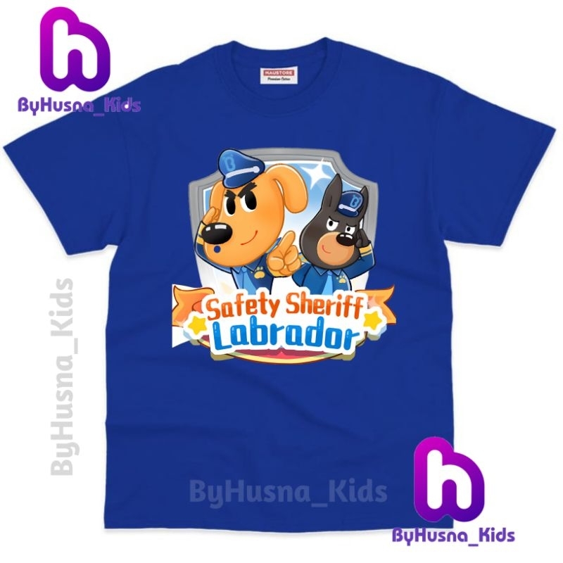 เสื้อยืด พิมพ์ลายตัวอักษร SHERIFF LABRADOR UNISEX สําหรับเด็กวัยหัดเดิน ...
