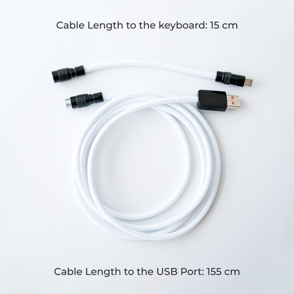 สายเคเบิลตรง Type C + YC8 Aviator Keyboard Cable | Shopee Thailand