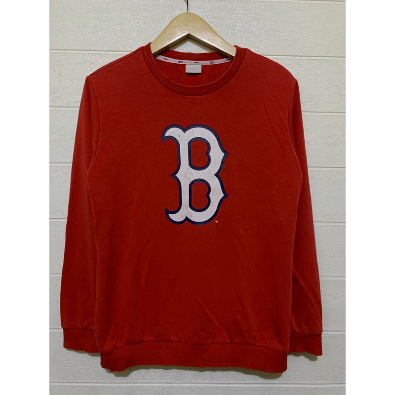 Mlb Original "Boston Red Sox" Crewneck Sweater | Shopee Thailand