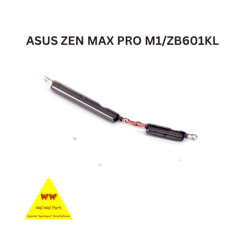 Tombol ปุ่มด้านนอก Asus Zen Max Pro M1 สีดํา เปิดปิด รวมระดับเสียง ...