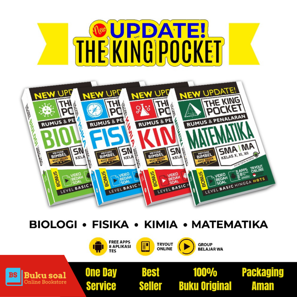 High SCHOOL BOOK - อัปเดตใหม่ THE KING POCKET SMA MATHEMATICS., เคมี ...