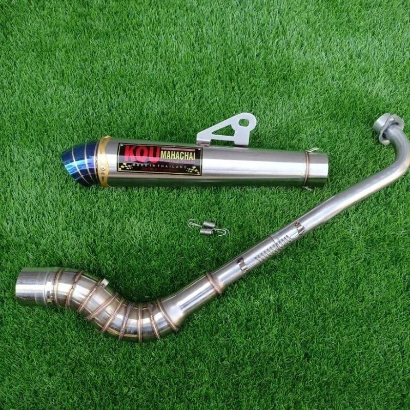 ท่อไอเสีย Daeng sai4 ข้อศอกใหญ่ สําหรับ wave xrm fury 125 110 100 type ...