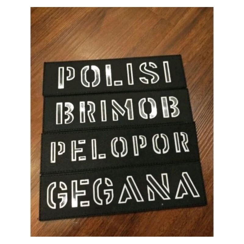 Brimob AND POLICE LASER CUT PATCHES | Shopee Thailand