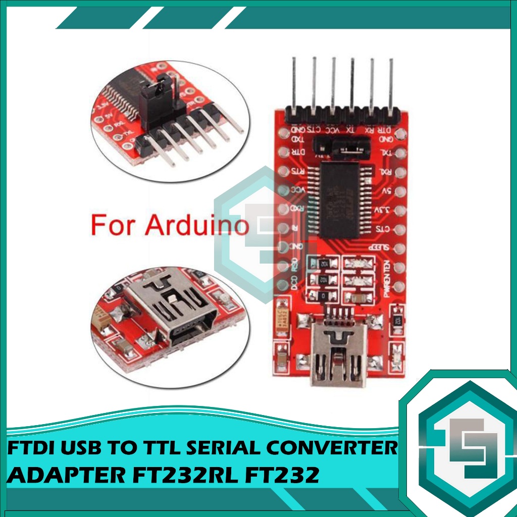 Ftdi USB TO TTL SERIAL CONVERTER ADAPTER FT232RL FT232 | Shopee Thailand