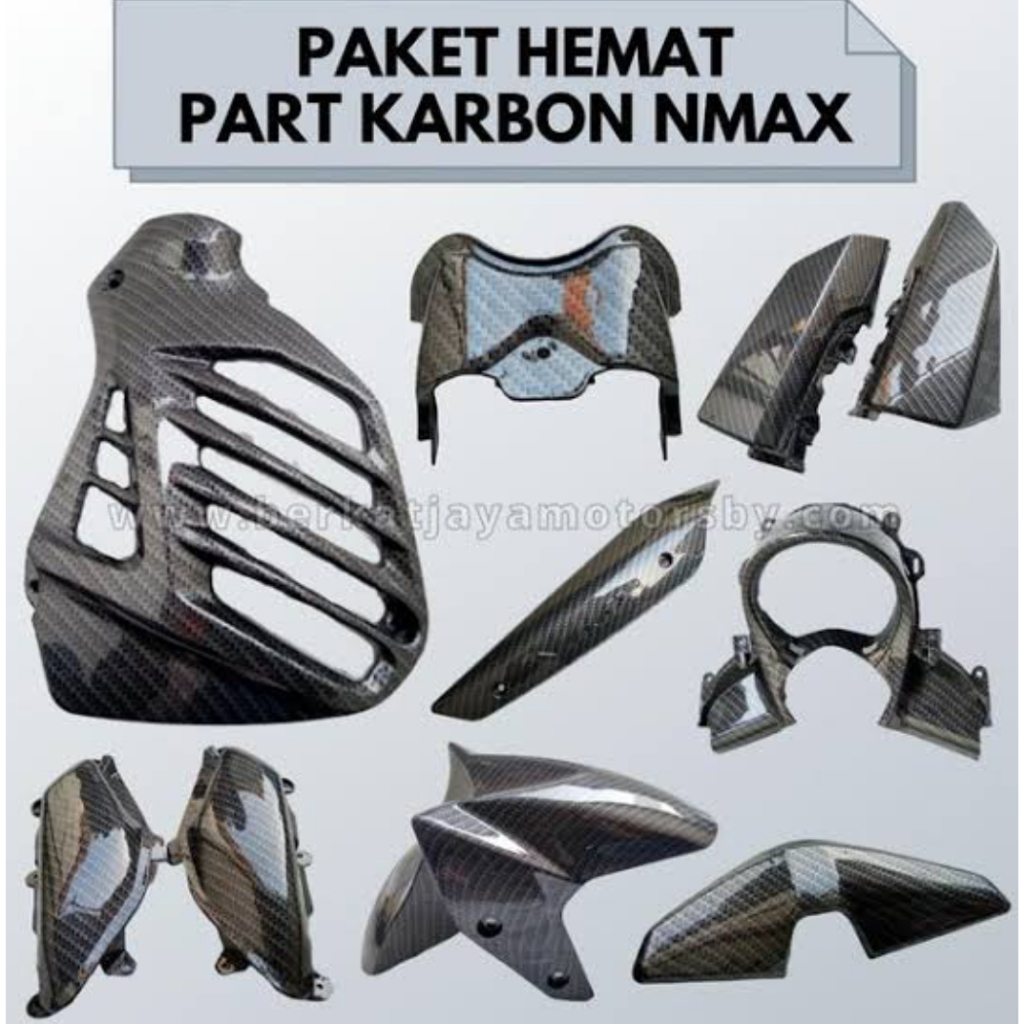 แพ็คเกจ FULL SET PART CARBON CARBON Kevlar รุ่น YAMAHA NMAX OLD LAMA ...