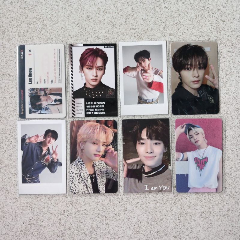 โฟโต้การ์ด อัลบั้ม PC PVC ลาย I.N Jeongin SKZ I Am You IMY Noeasy Oddinary Maxident 5Star Lucky ...